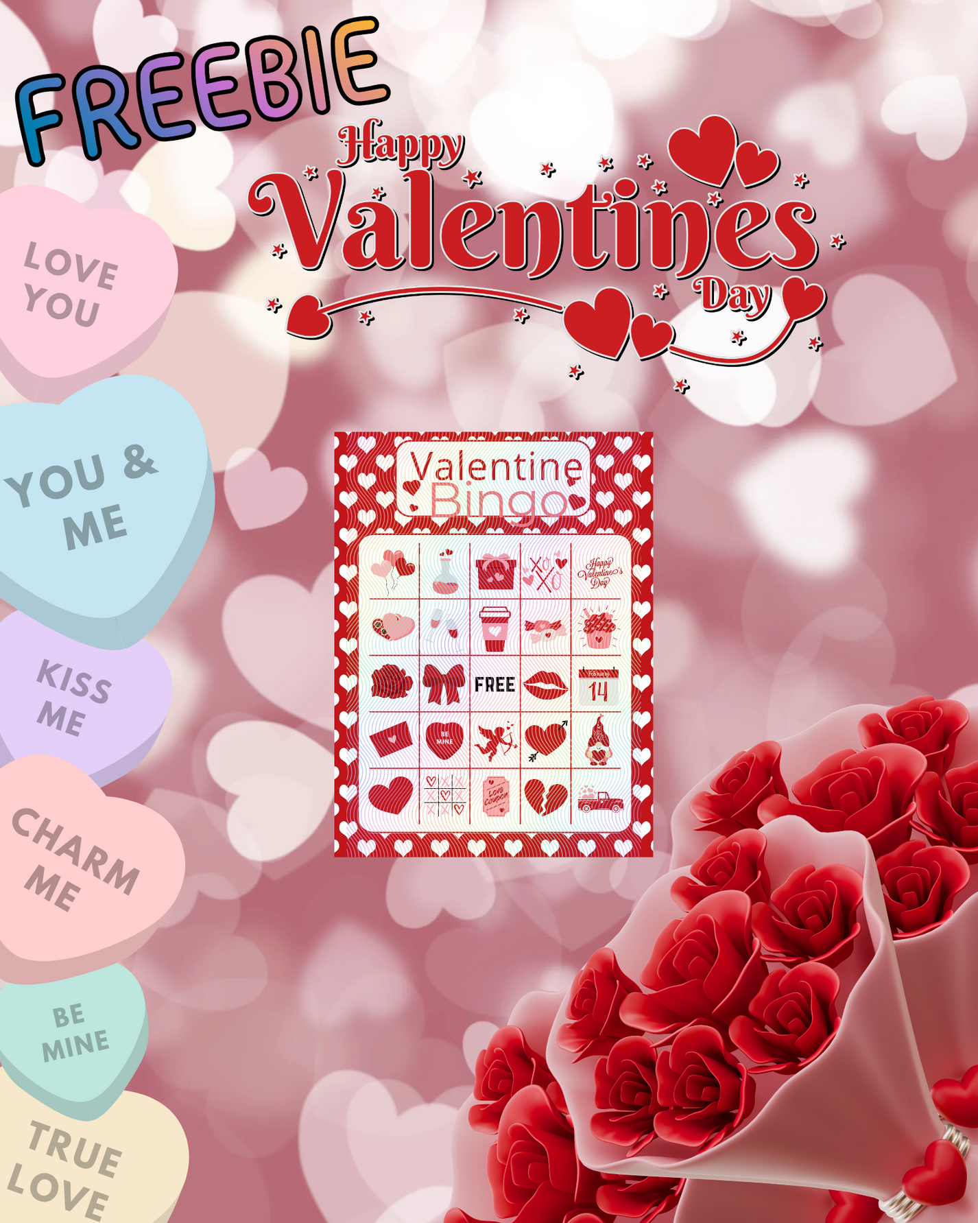 FREEBIE VDay Bingo Card – Laylaybossycreations